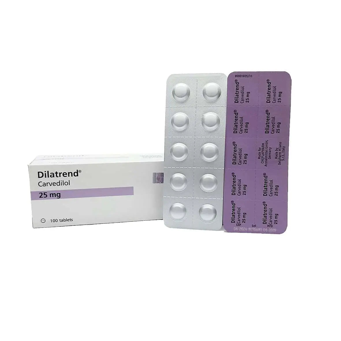 DILATREND 25MG 10S - Alpro Pharmacy