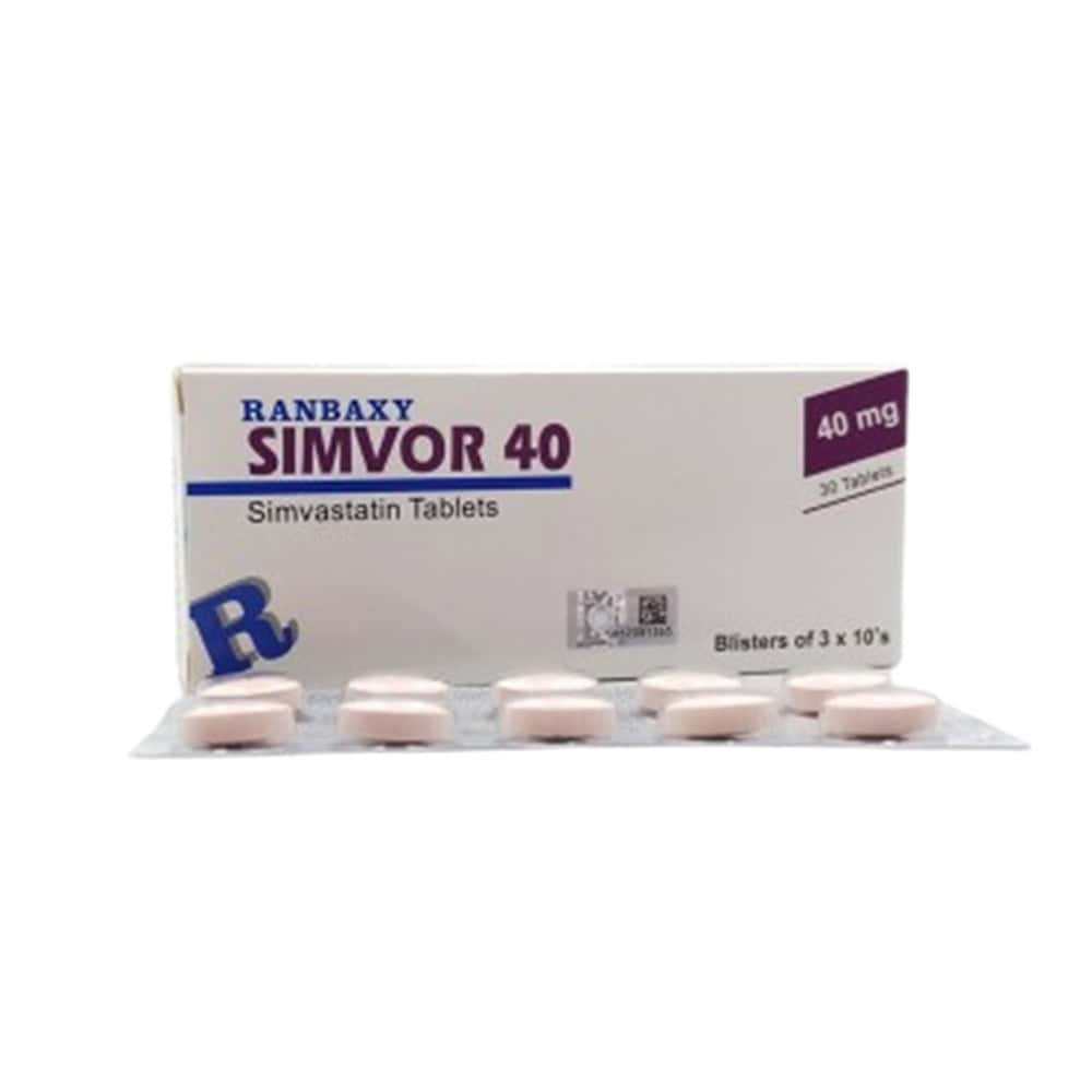 SIMVOR 40MG 10S - Alpro Pharmacy
