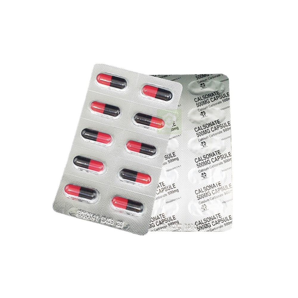Duopharma Calsonate 500mg Capsulecap 10s - Alpro Pharmacy