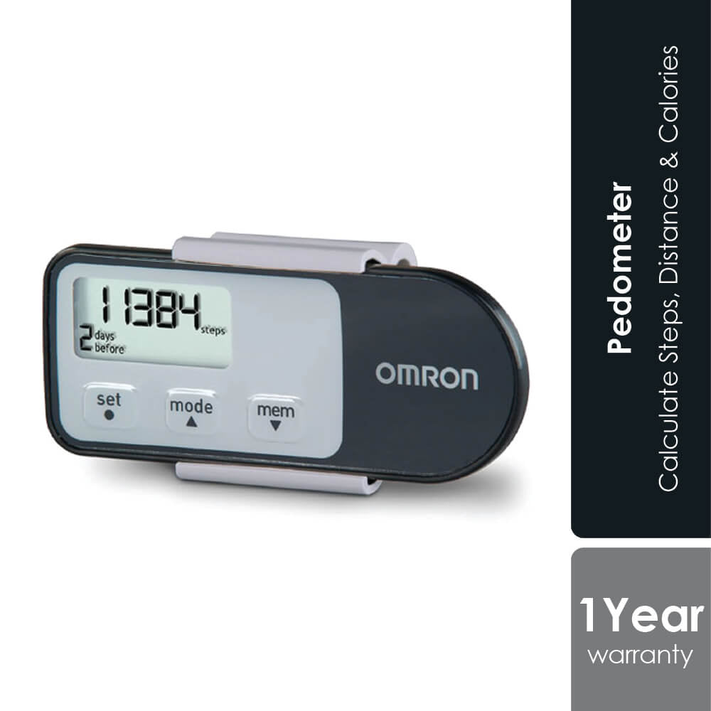 Omron Pedometer Hj-321 | Calculate Steps, Distance & Calories - Alpro