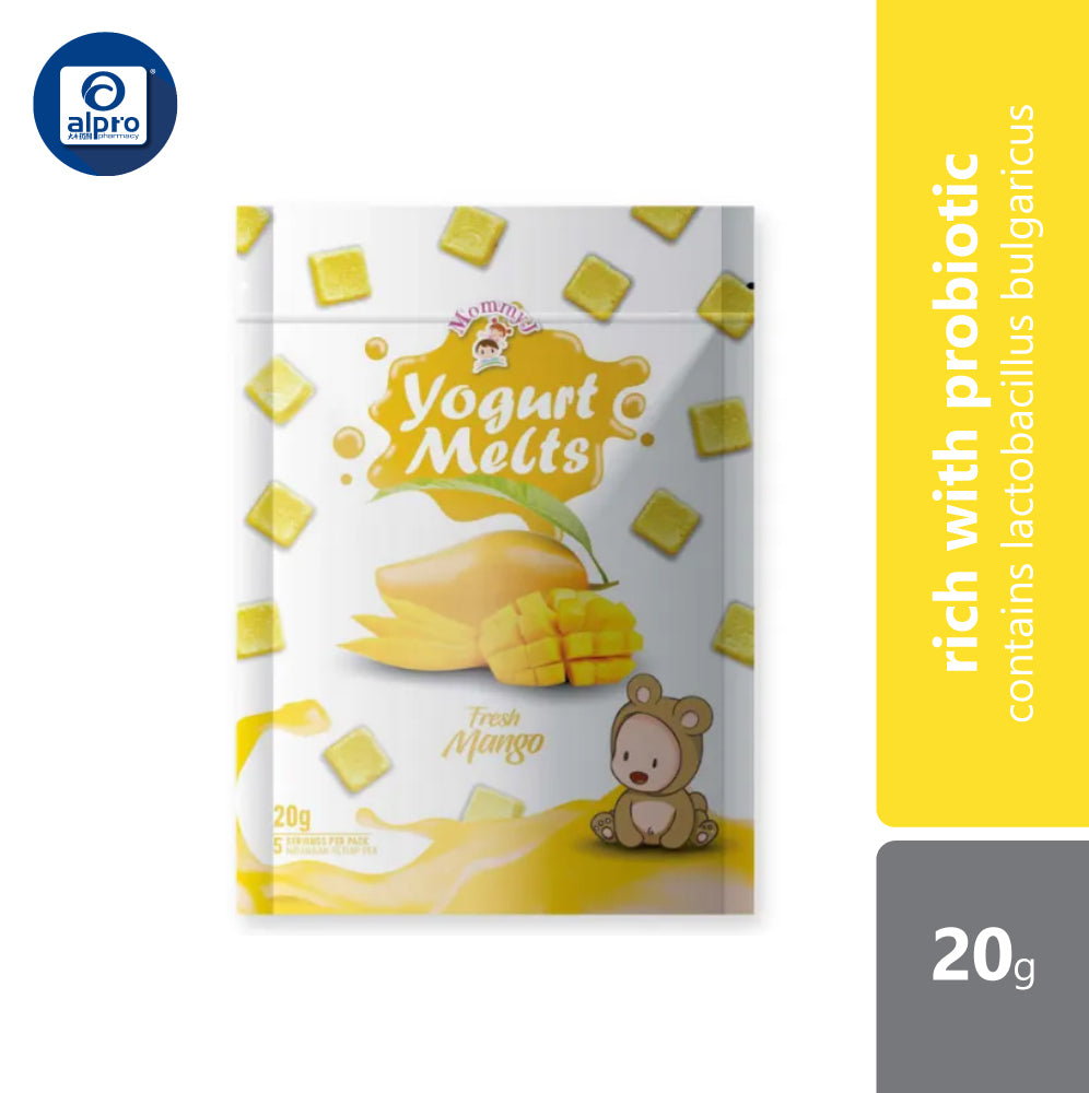 Mommy J Yogurt Melts Mango 20g | Rich With Probiotic - Alpro Pharmacy