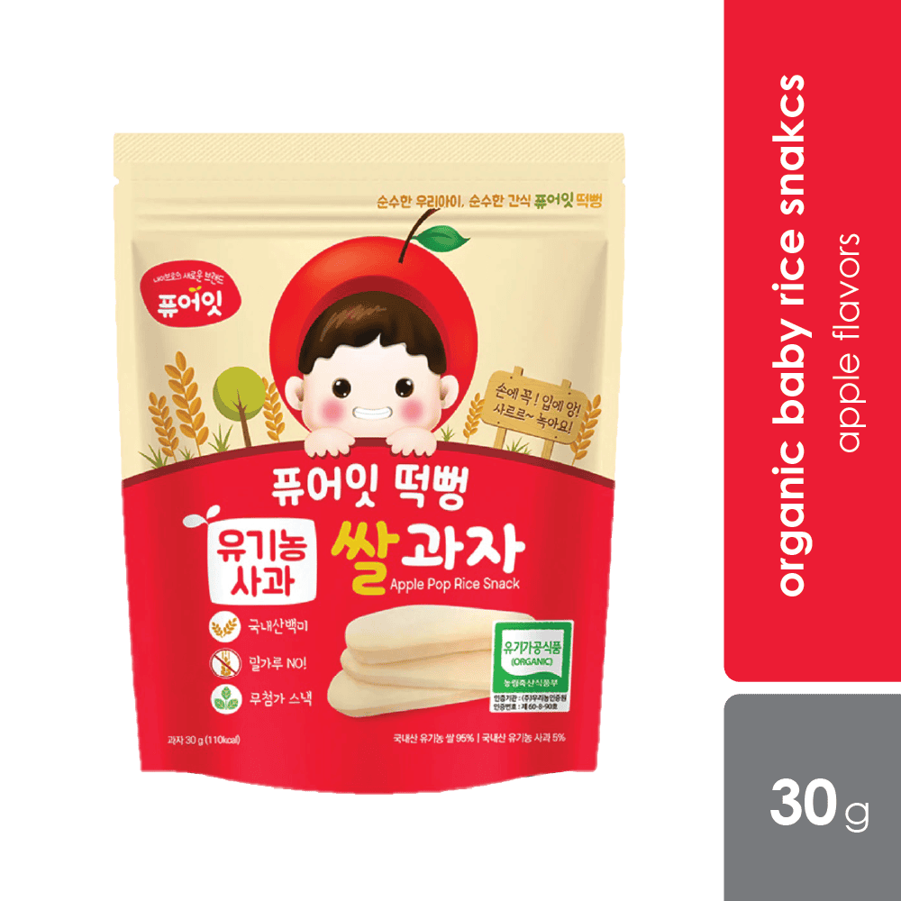 Pure- Eat Organic Pop Rice Snack 30g (Different Flavours) - Alpro