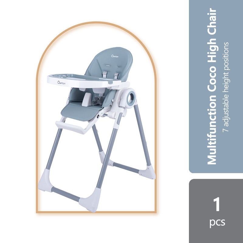 Quinton Multifunction Coco High Chair (grey) - Alpro Pharmacy