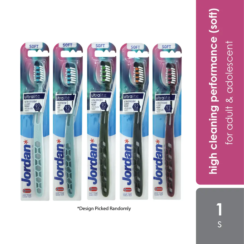 Jordan Toothbrush Ultralite Soft 1s | High Cleaning Performance Soft
