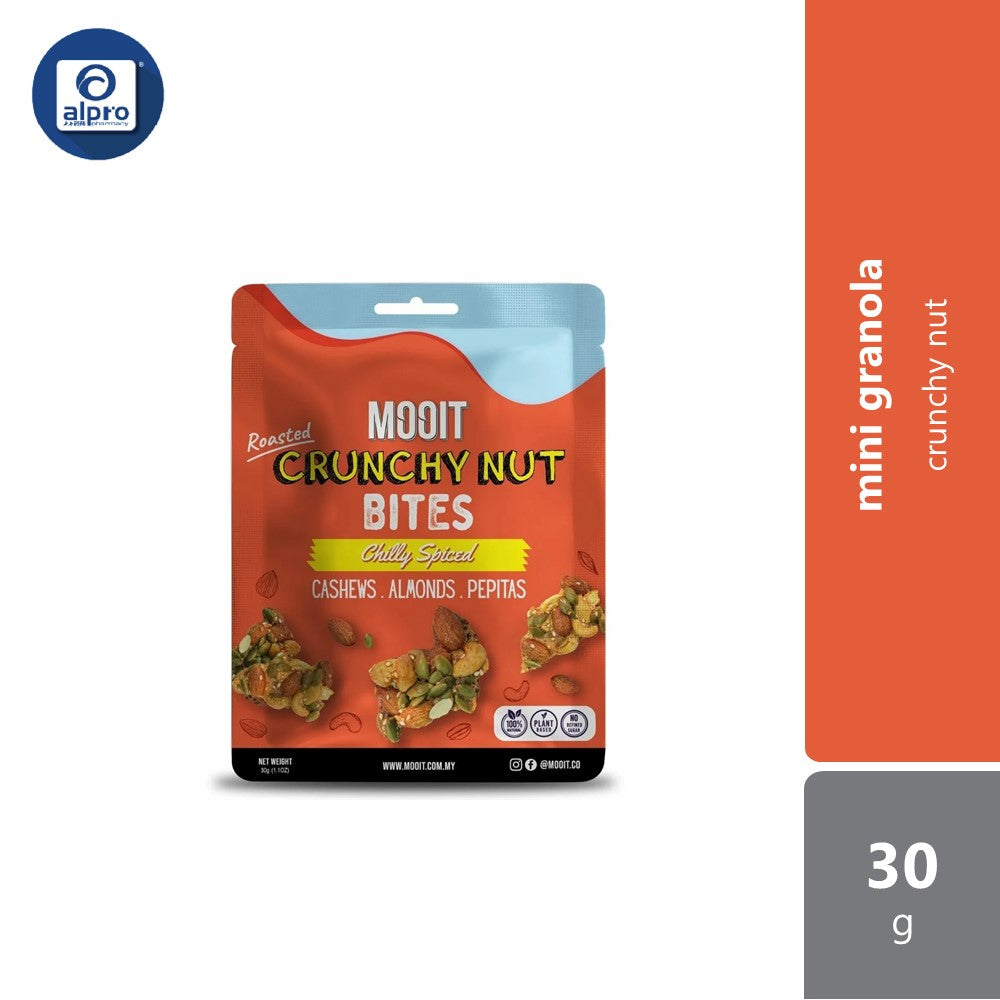 Mooit Crunchy Nut Bites Mini Granola 30g | Low-Carb - Alpro Pharmacy