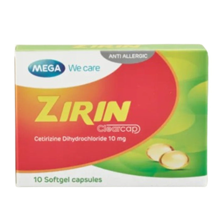ZIRIN SOFTGEL 10MG 10S - Alpro Pharmacy