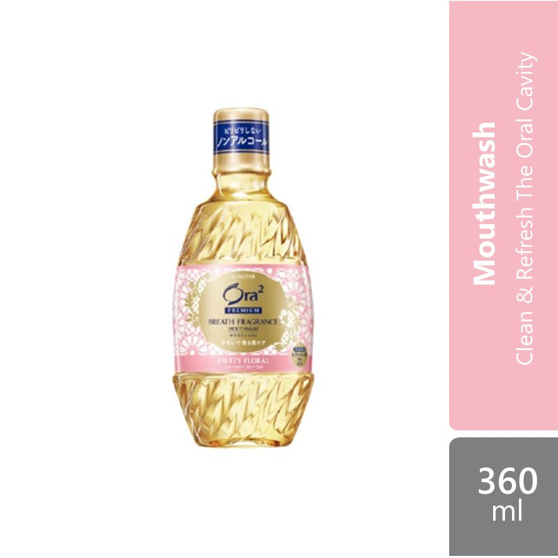 Sunstar Ora2 Premium Breath Fragrance Mouthwash 360ml(a Fruity