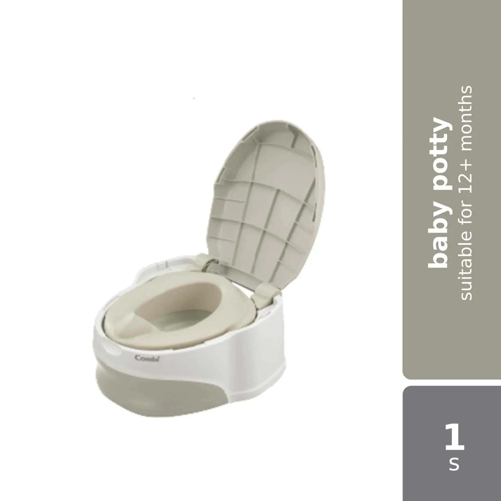 Combi Baby Label Step Up Potty (Grey) #118472 - Alpro Pharmacy