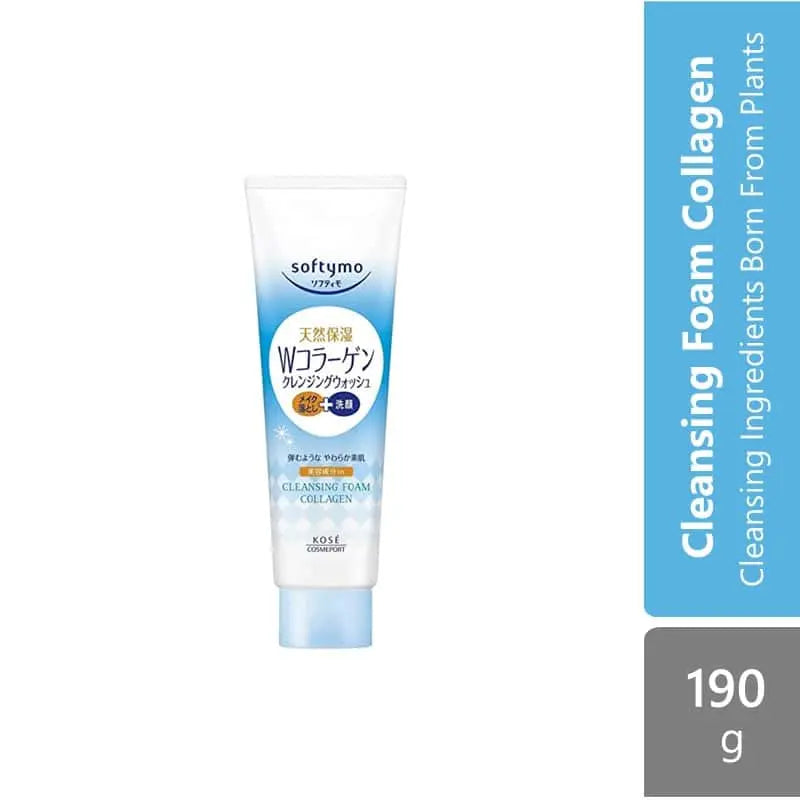 Kose Cosmeport Softymo Cleansing Foam 190g ( Collagen Hyaluronic Acid