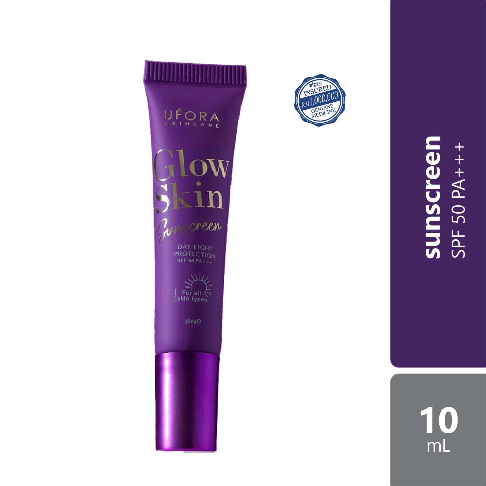 Ufora Sunscreen 10mL SPF 50 PA+++ (for all skin types) - Alpro
