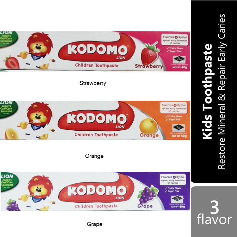 Kodomo Toothpaste 40g ( Strawberry Orange Grape ) | Restore Minerals