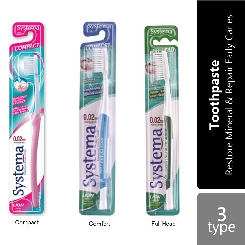 Systema Toothbrush 1s & Other Types | 0.02mm Super Slim Bristles