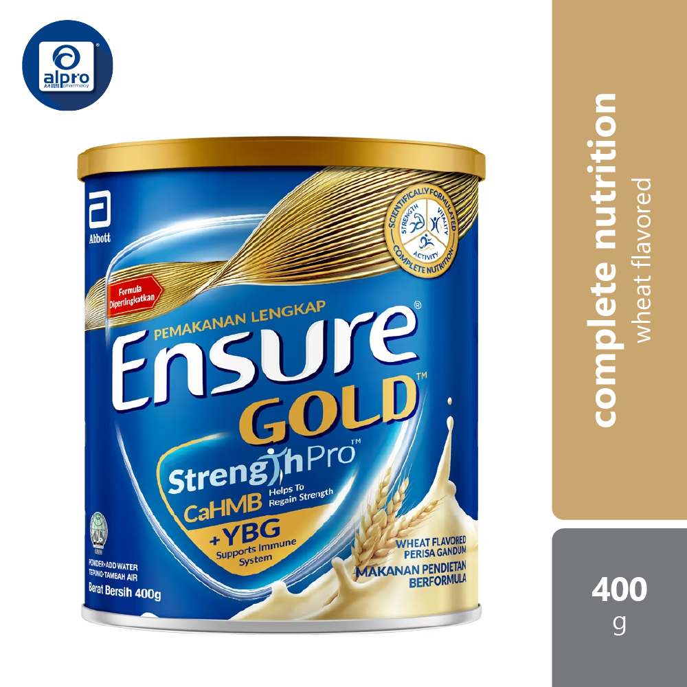 Abbott Ensure Gold Wheat YBG (Yeast Beta Glucan) 400g | Complete And