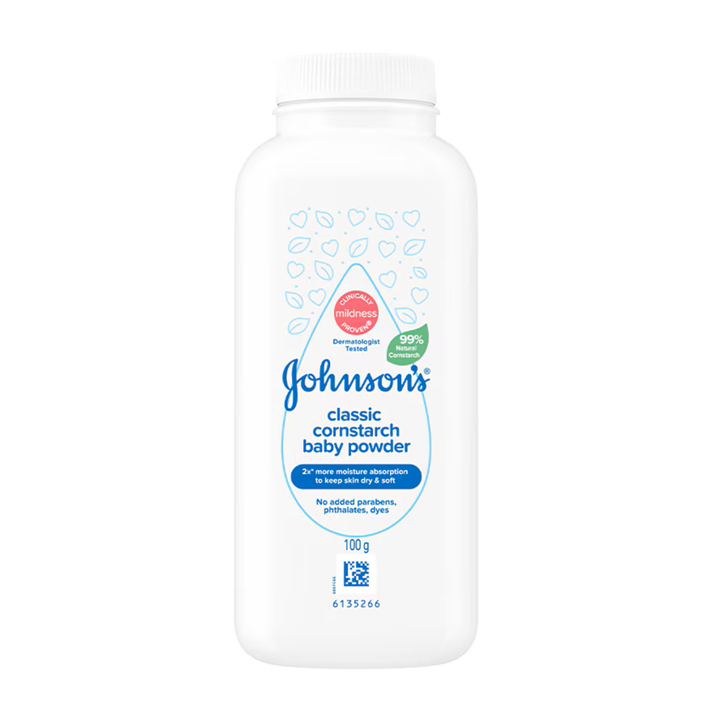 Johnsons Classic Corn Starch Baby Powder 100g - Alpro Pharmacy
