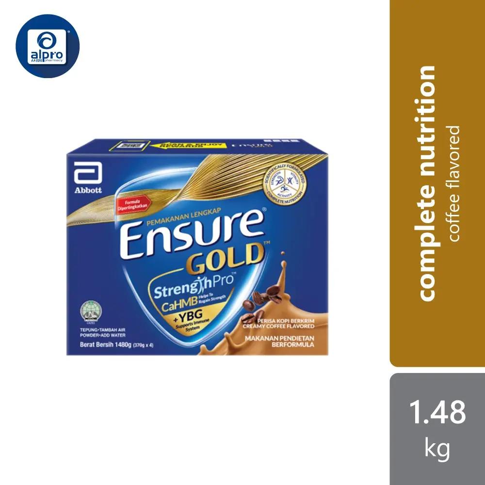 Abbott Ensure Gold Coffee YBG (Yeast Beta Glucan) 1.48kg | Complete