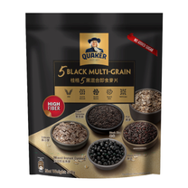Quaker Five Black Multigrain Mixed Instant Oatmeal 518g - Alpro