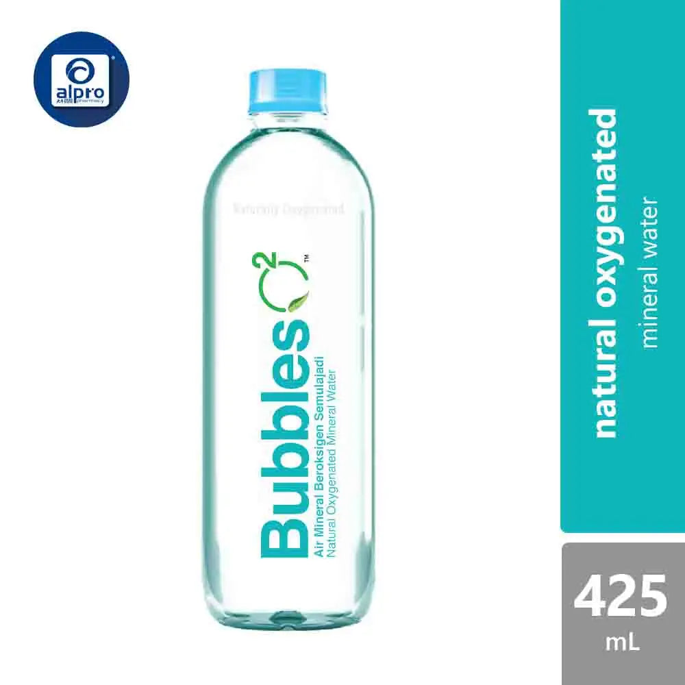 Bubbles O2 Oxygenated Mineral Water (425ml) - Alpro Pharmacy