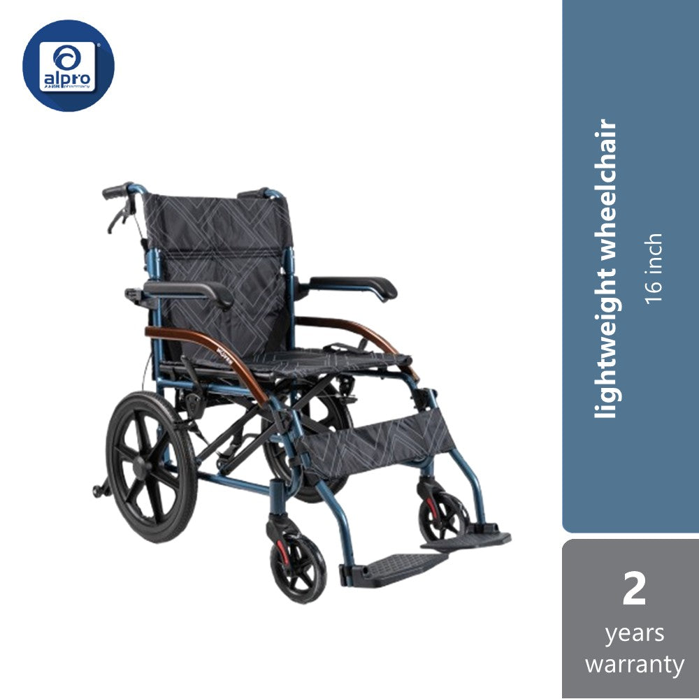 Moven BMQ05 Aluminium Lightweight Premium Wheelchair 16 Inch | 2 Years