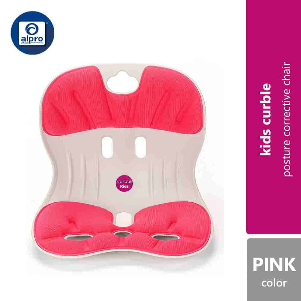 Curble Posture Corrective Chair Kids 1s (Pink, Black, Mint) - Alpro
