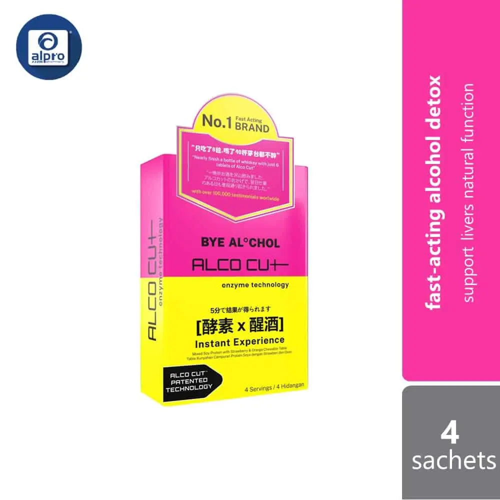 Alcocut 4s | Fast-Acting Alcohol Detox - Alpro Pharmacy