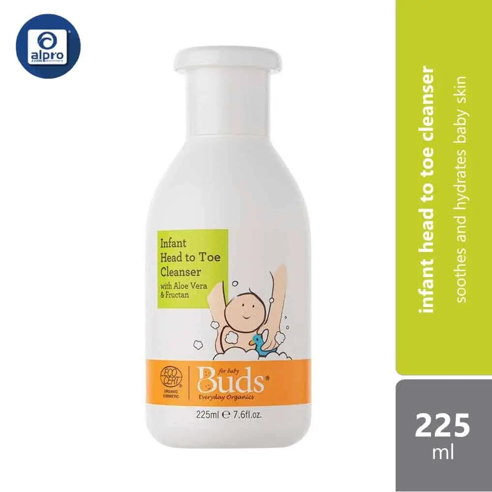 Buds Everyday Organics Head To Toe Cleanser 225ml | Soothes And