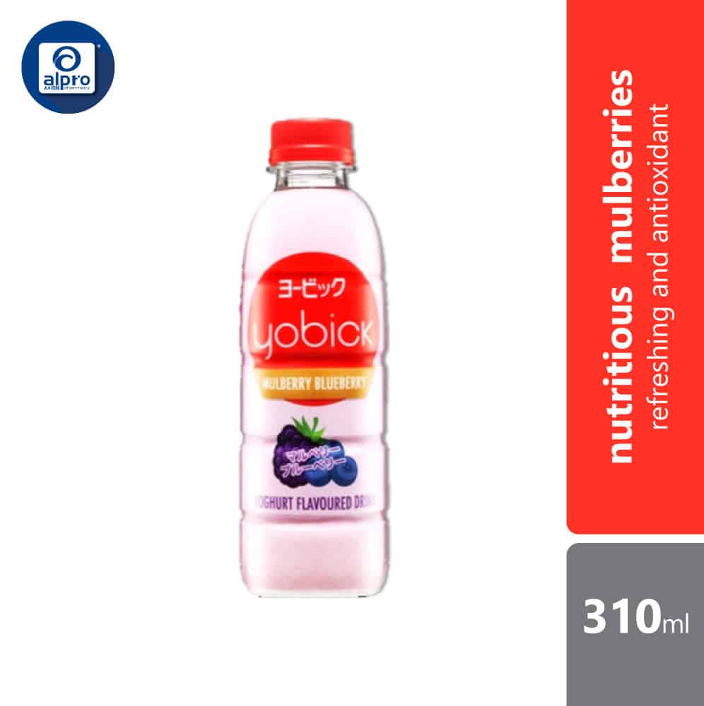 Yobick Yogurt Drink Mulberry Blueberry 310ml - Alpro Pharmacy