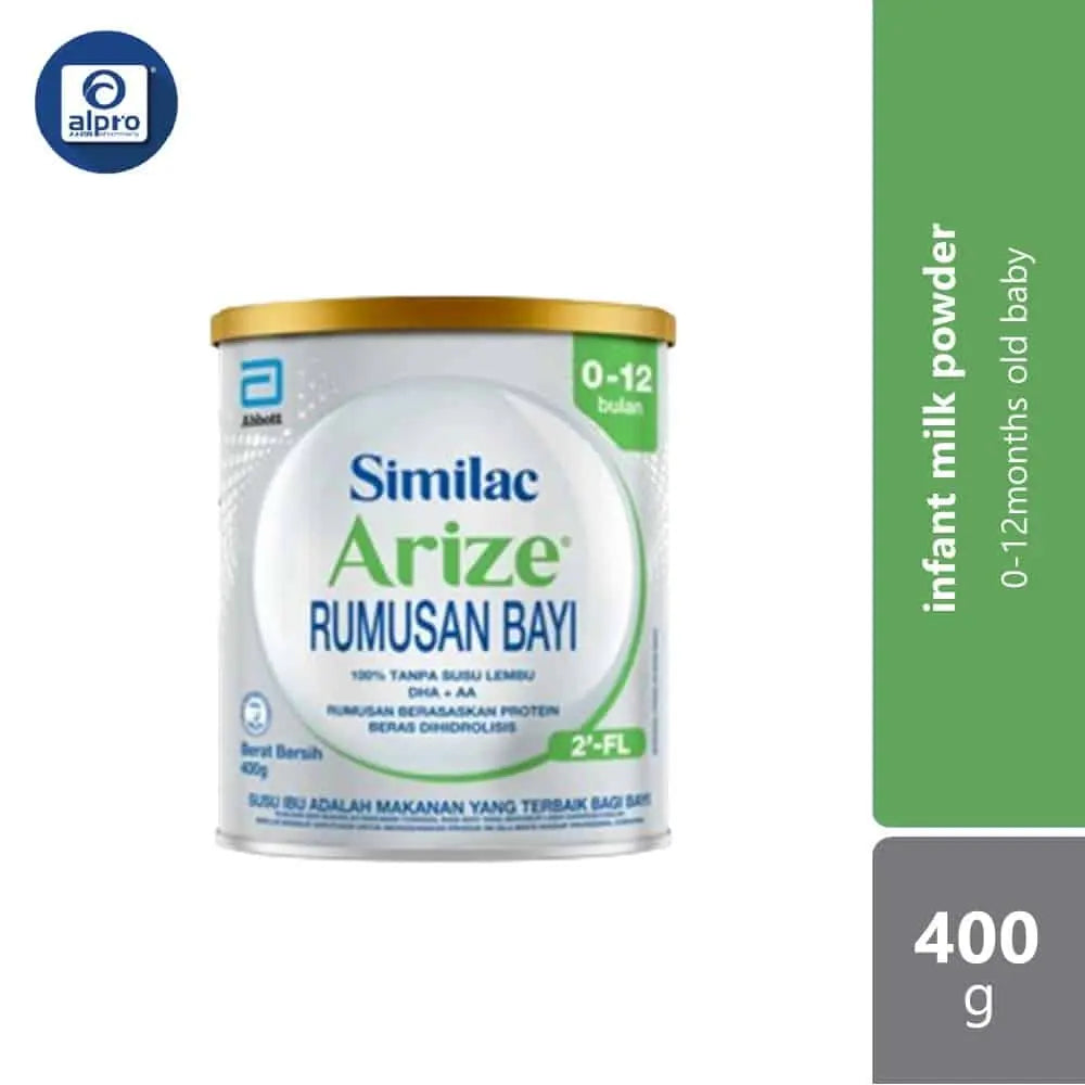 Abbott Similac Arize 400g | 0-12 Months - Alpro Pharmacy
