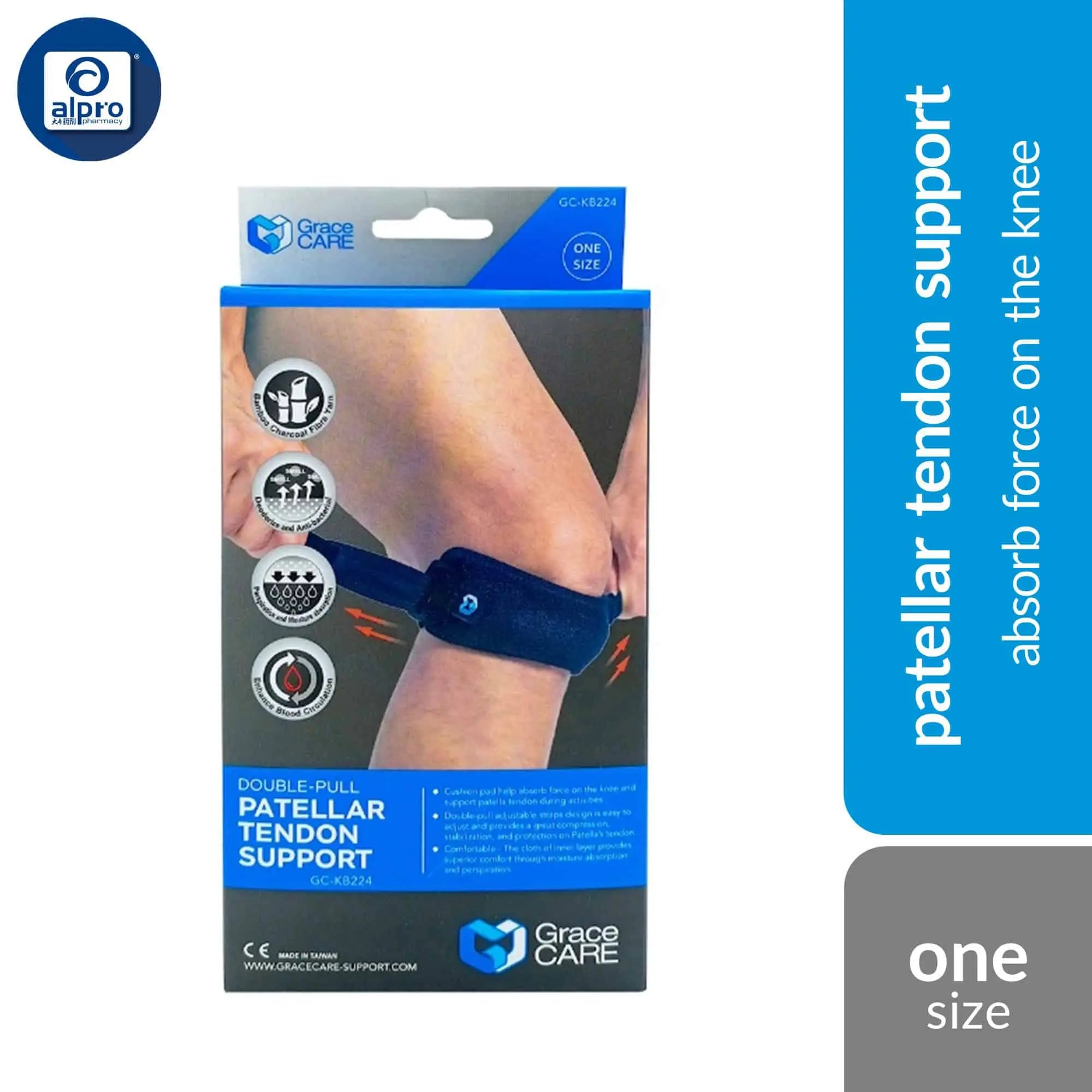 Grace Care Patella Tendon Support KB224 Free Size | Absorb Force On