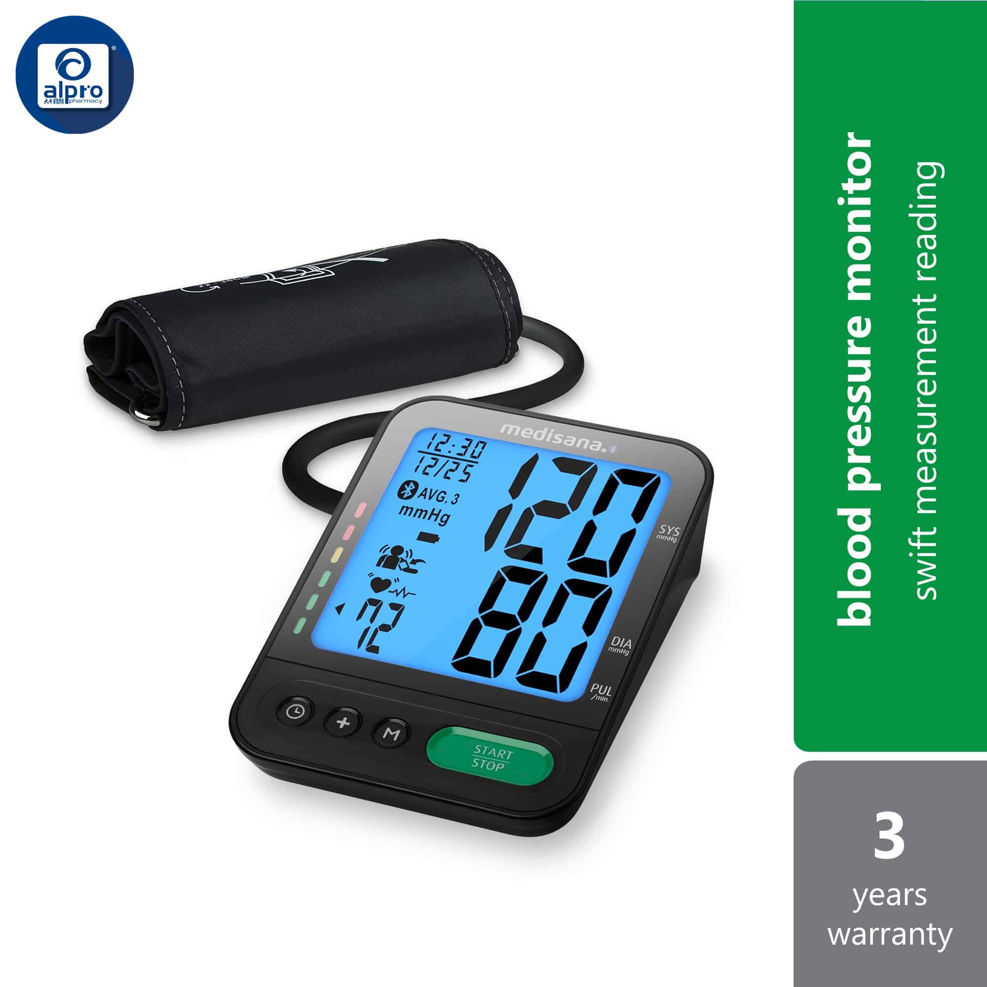 Medisana Upper Arm Blood Pressure Monitor BU580 With Bluetooth | Swift