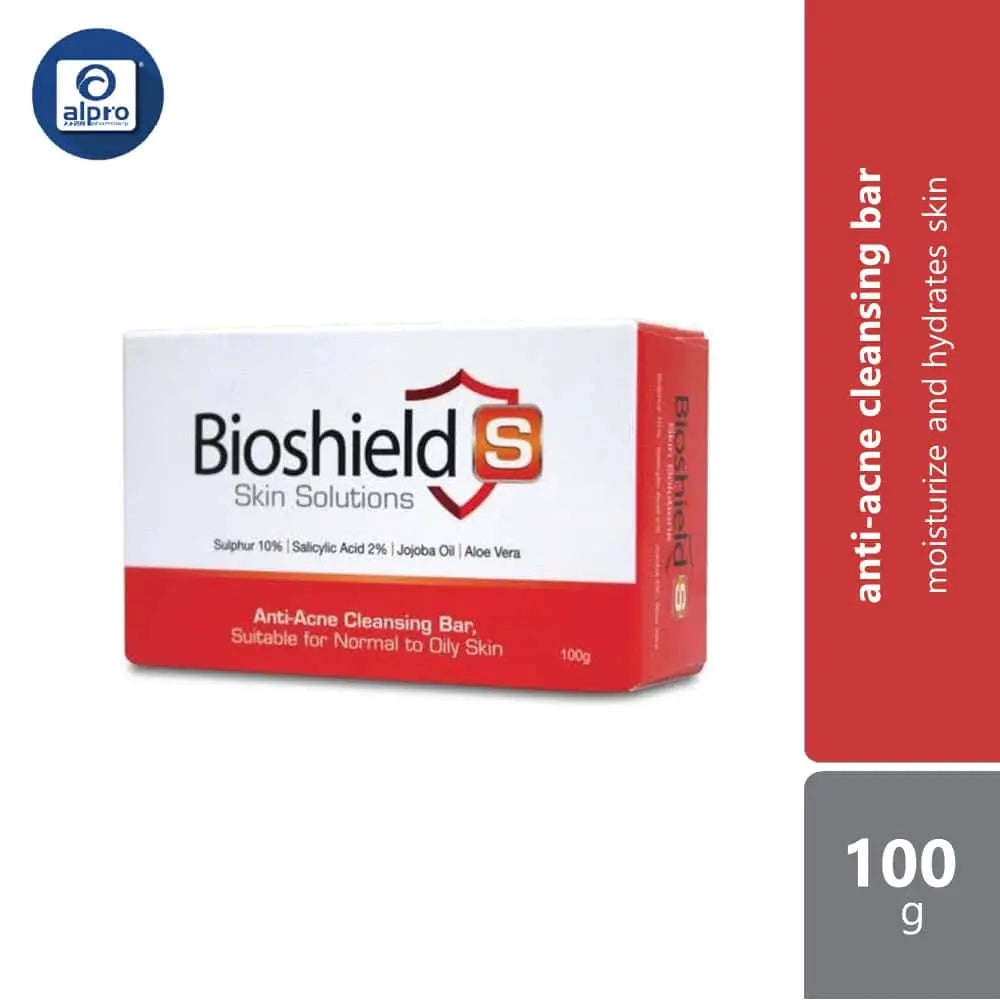 Bioshield S Soap Bar 100g | Moisturize and Hydrates Skin - Alpro