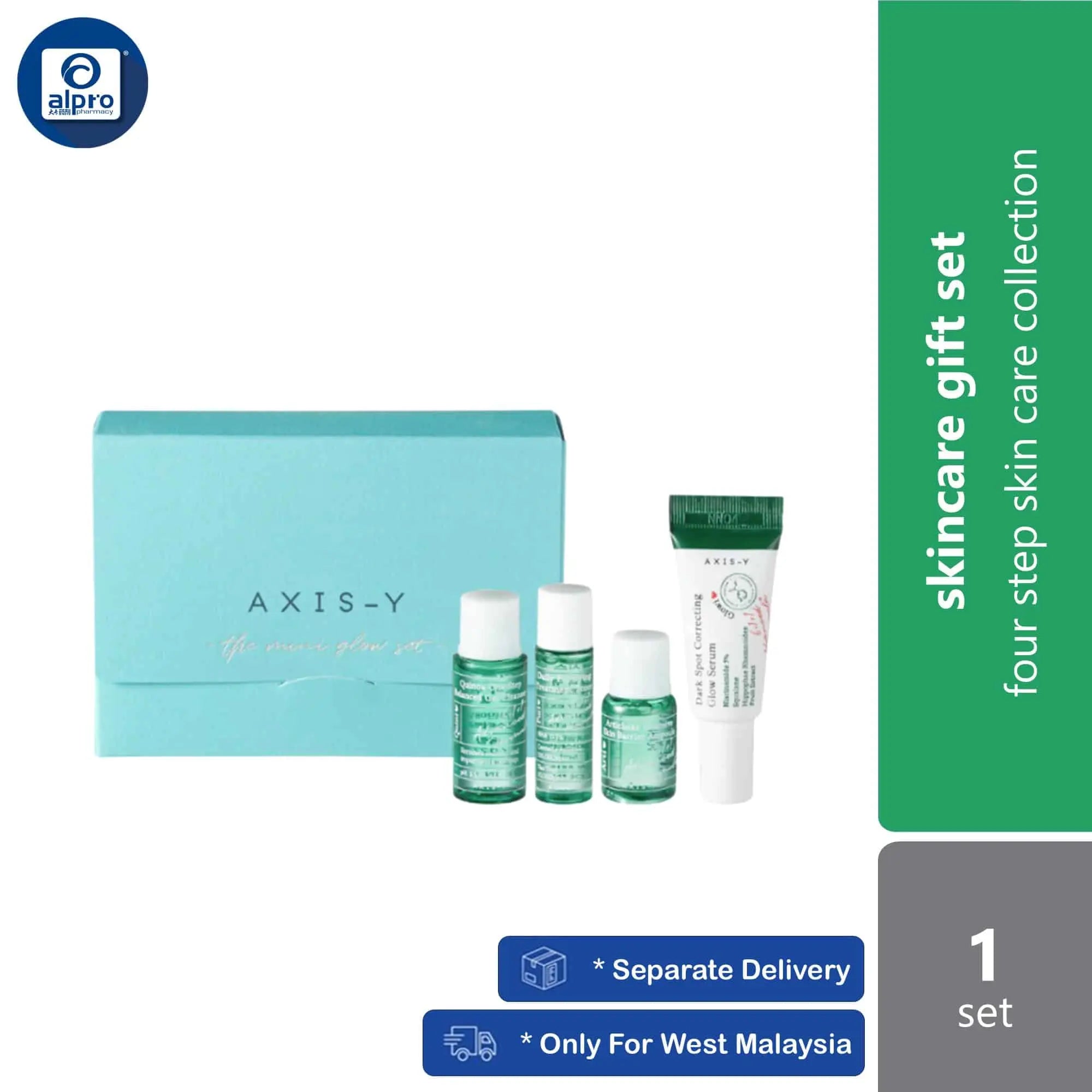 AXIS-Y The Mini Glow Set 5mL | Four Step Skin Care Collection - Alpro