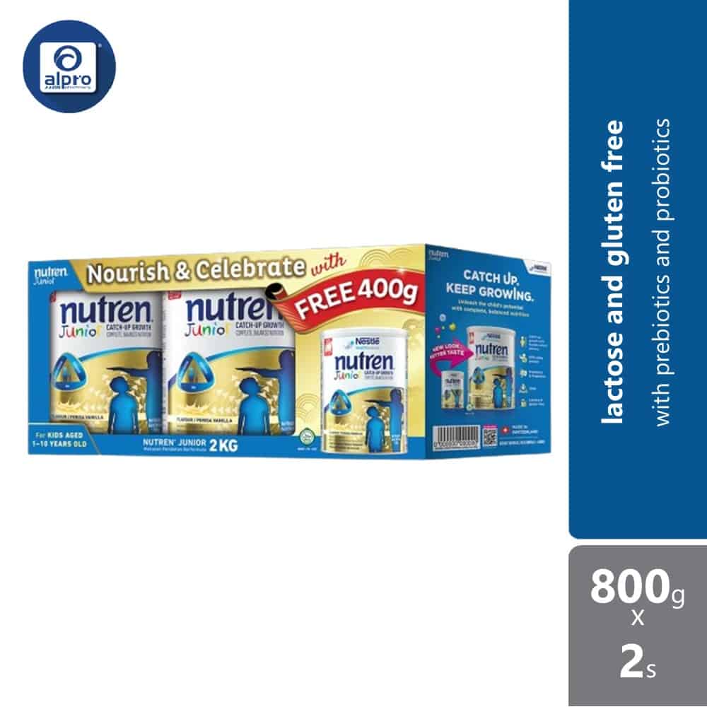 Nestle Nutren Junior Complete Nutrition 800g x 2 FOC 400g - Alpro