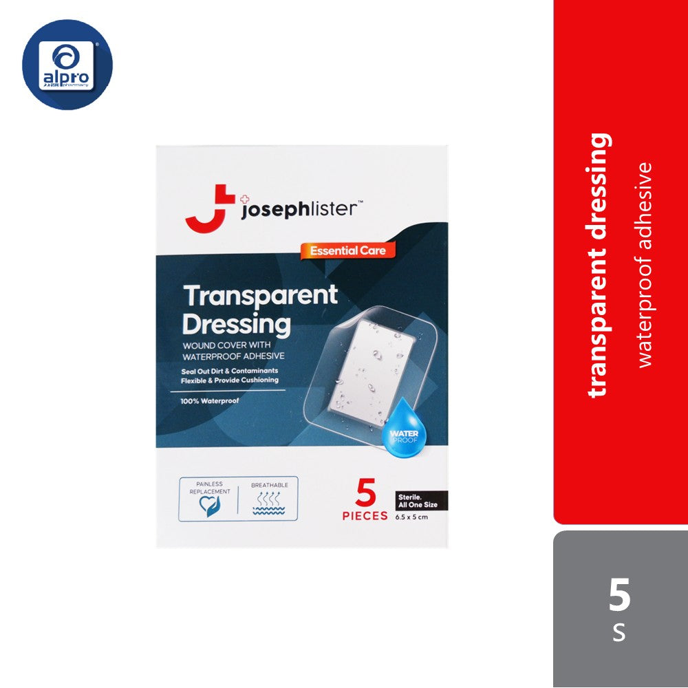 Josephlister Transparent Dressings 6.5cmx5cm 5s