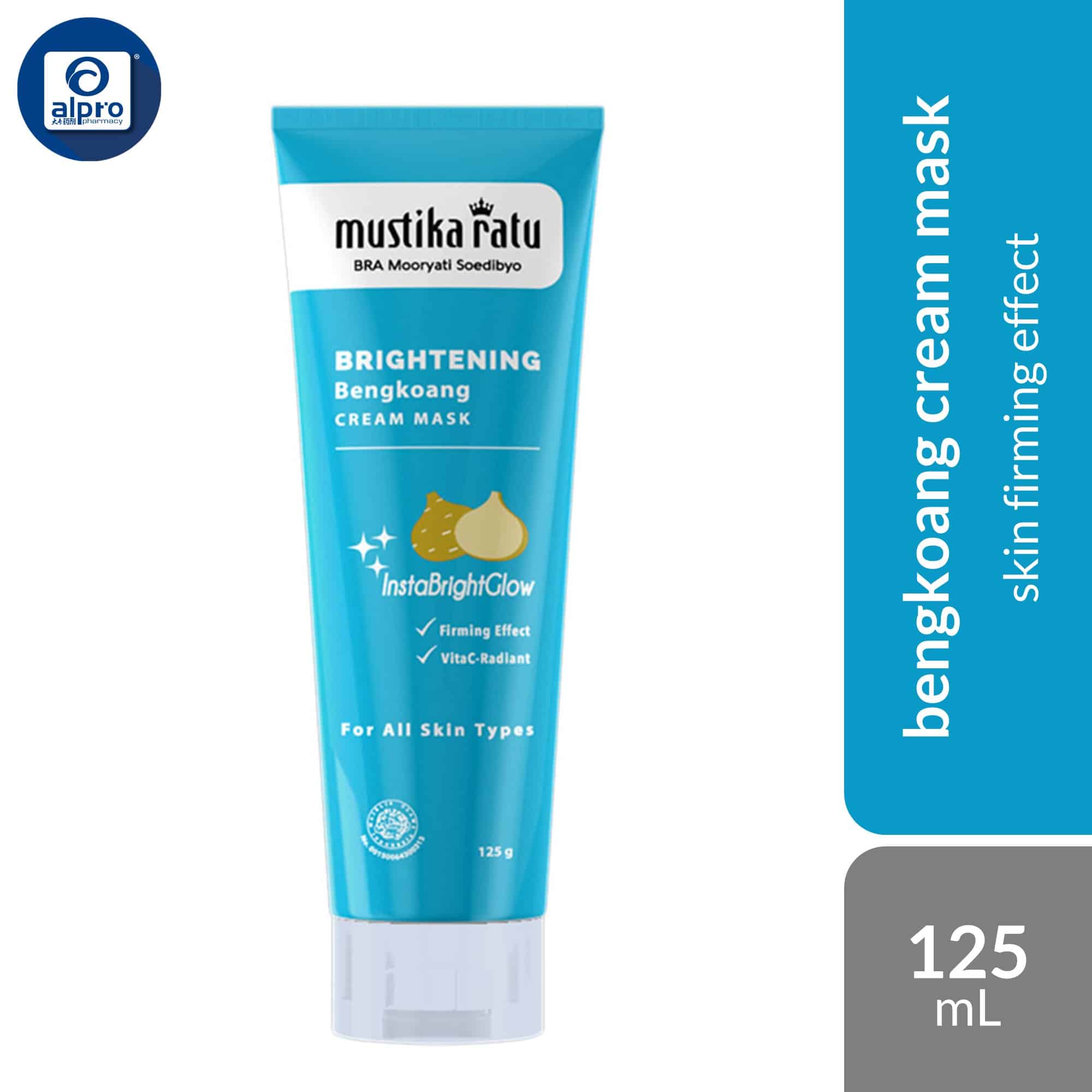 Mustika Ratu Brightening Bengkoang Cream Mask 125g | Skin Firming