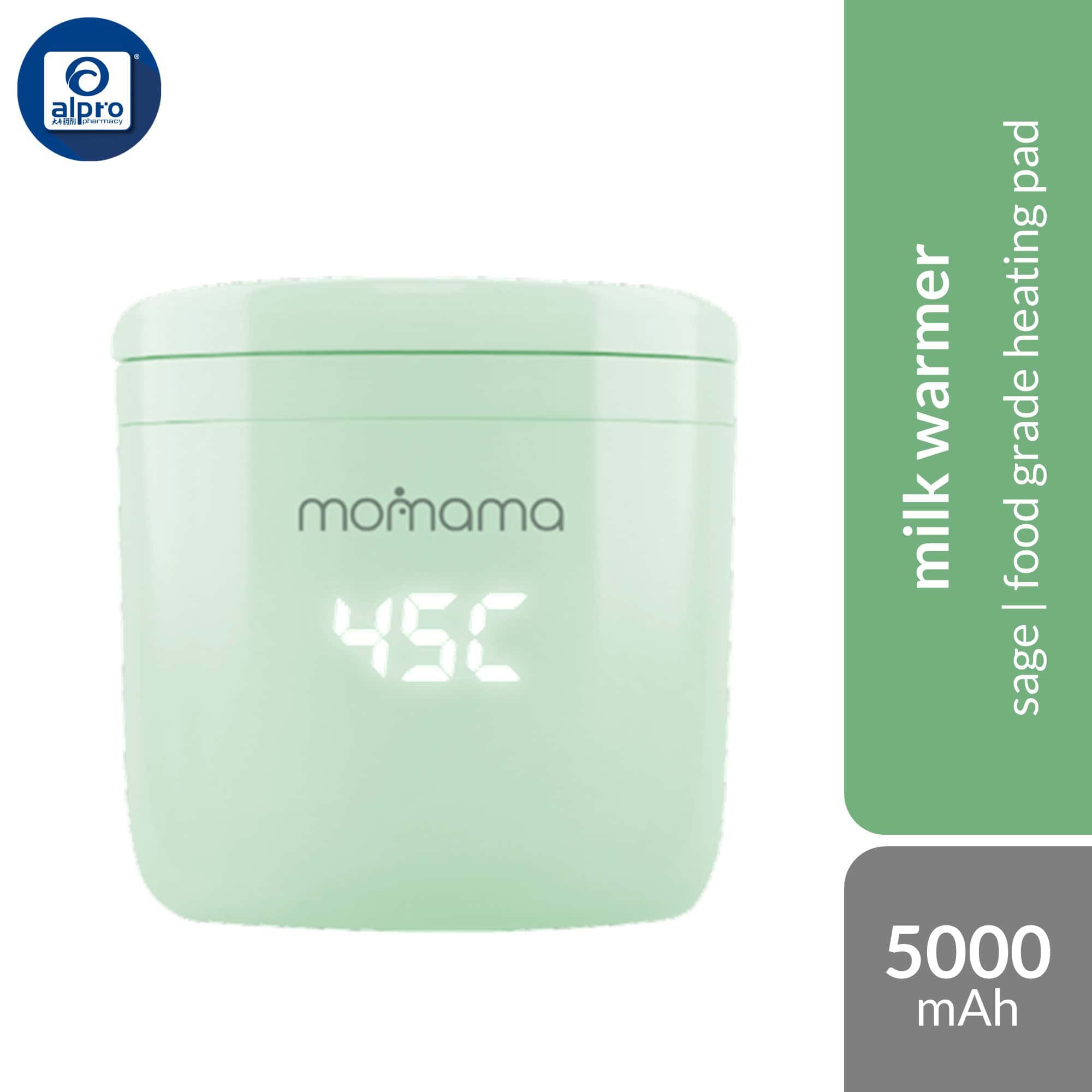 Momama Intelligent Warmer Plus+ Sage | Lightweight and Portable