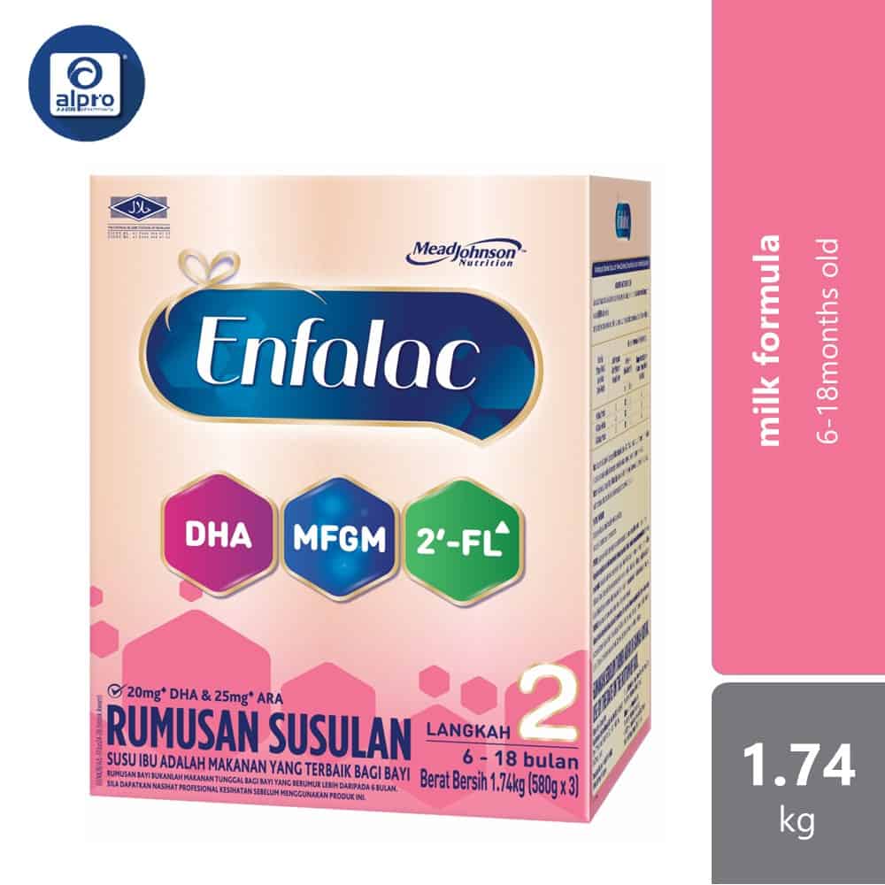 Enfalac Step 2 1.74kg (New) | 6-18 months old - Alpro Pharmacy