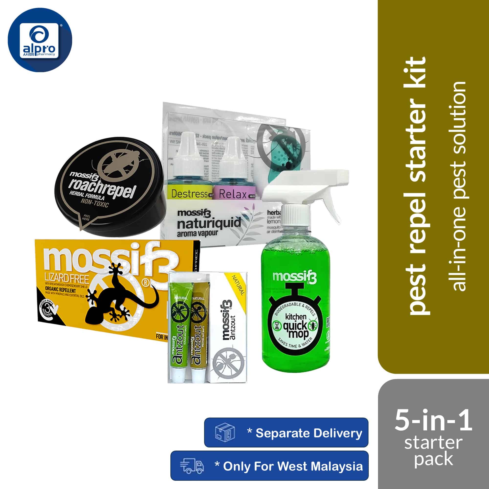 Mossif3 Starter Kit | All-In-One Pest Solution - Alpro Pharmacy