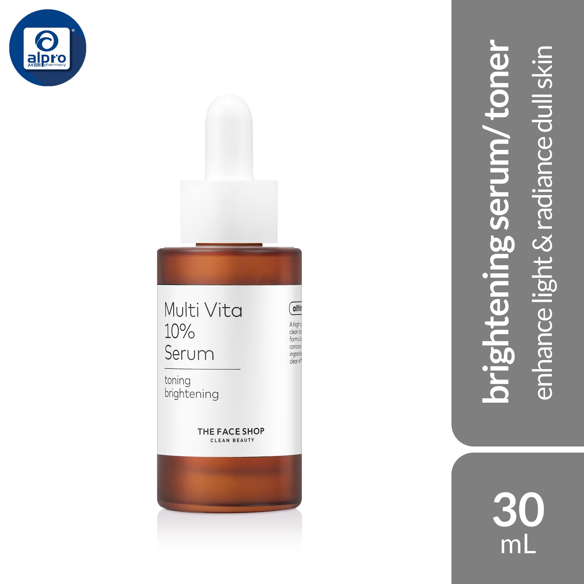 The Face Shop Alltimate Multi Vita 10% Serum 30mL | Enhance Light