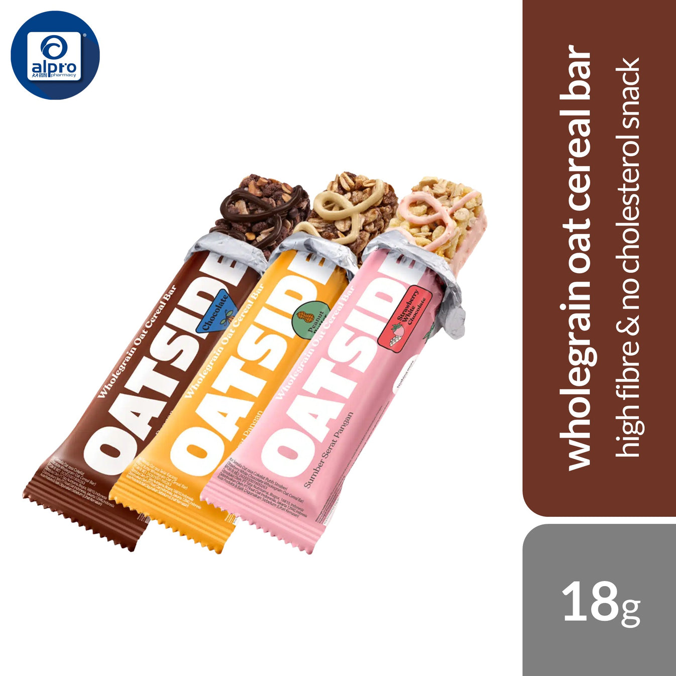 [Group Buy Del Start: 14/08/2025] OATSIDE Wholegrain Oat Cereal Bar 1s