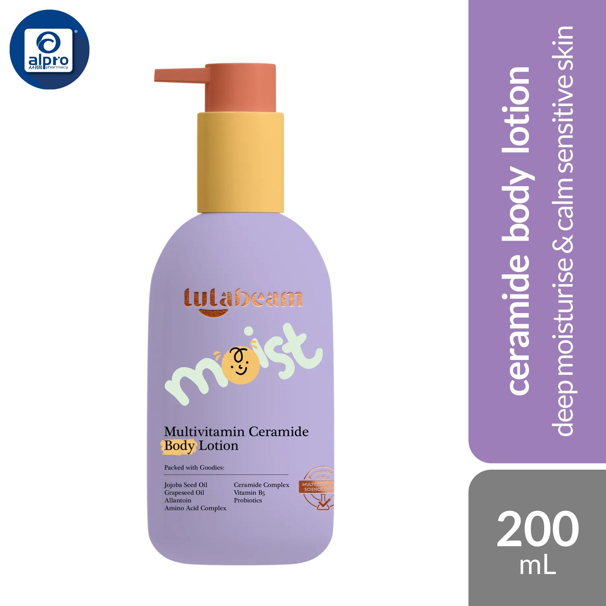 Lulabeam Moist Multivitamin Ceramide Body Lotion 200mL | Deep
