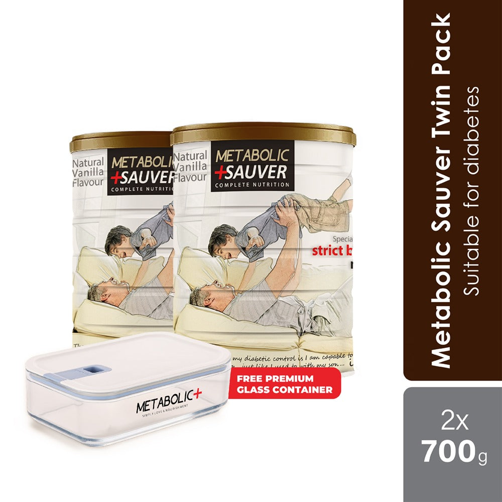 Metabolic + Sauver Vanilla 700g Twin Pack with Gift - Alpro Pharmacy