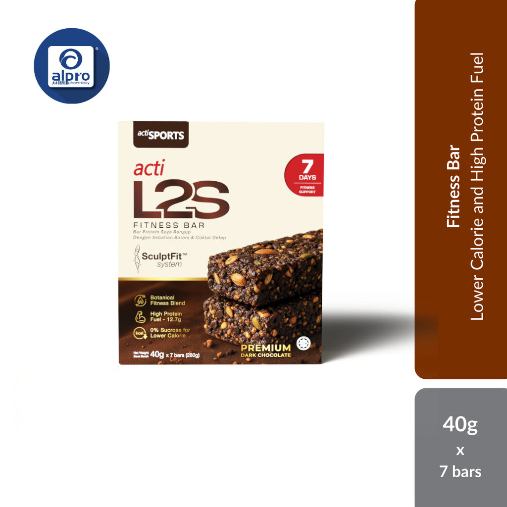 Actil2s Fitness Bar 40g 7s | Chocolate Flavour - Alpro Alliance Sdn.