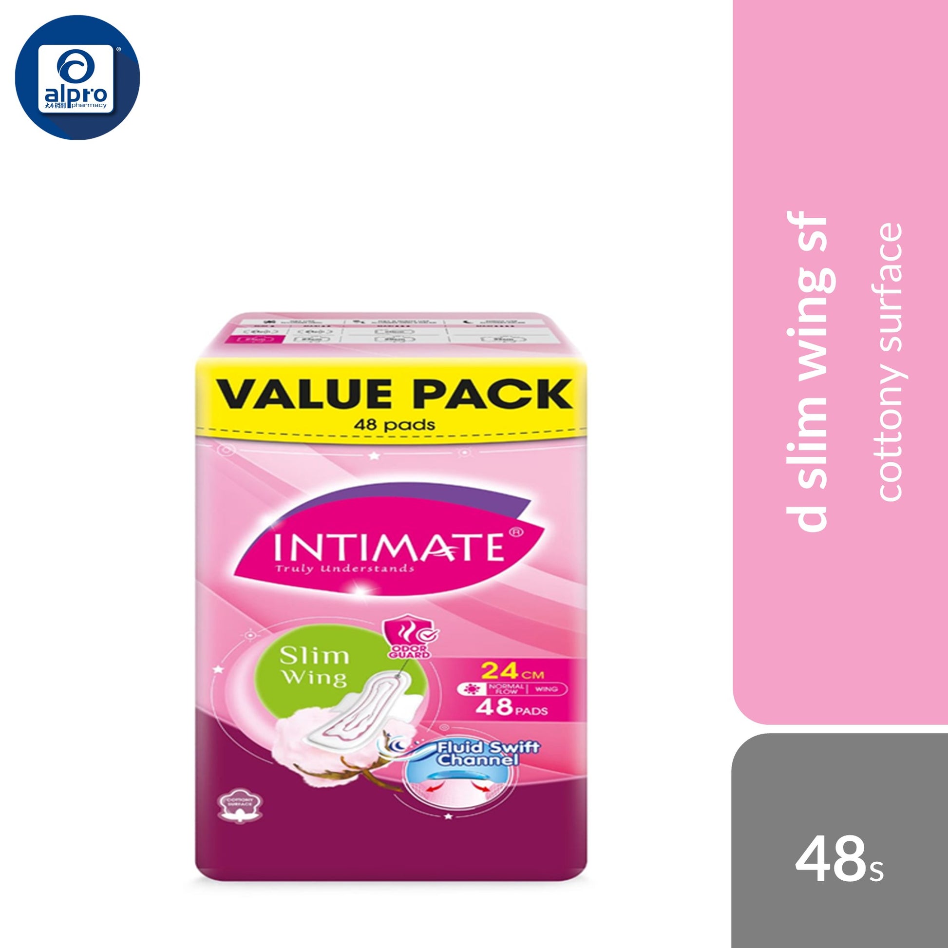 Intimate D Slim Wing SF 48s | Cottony Surface - Alpro Alliance Sdn.