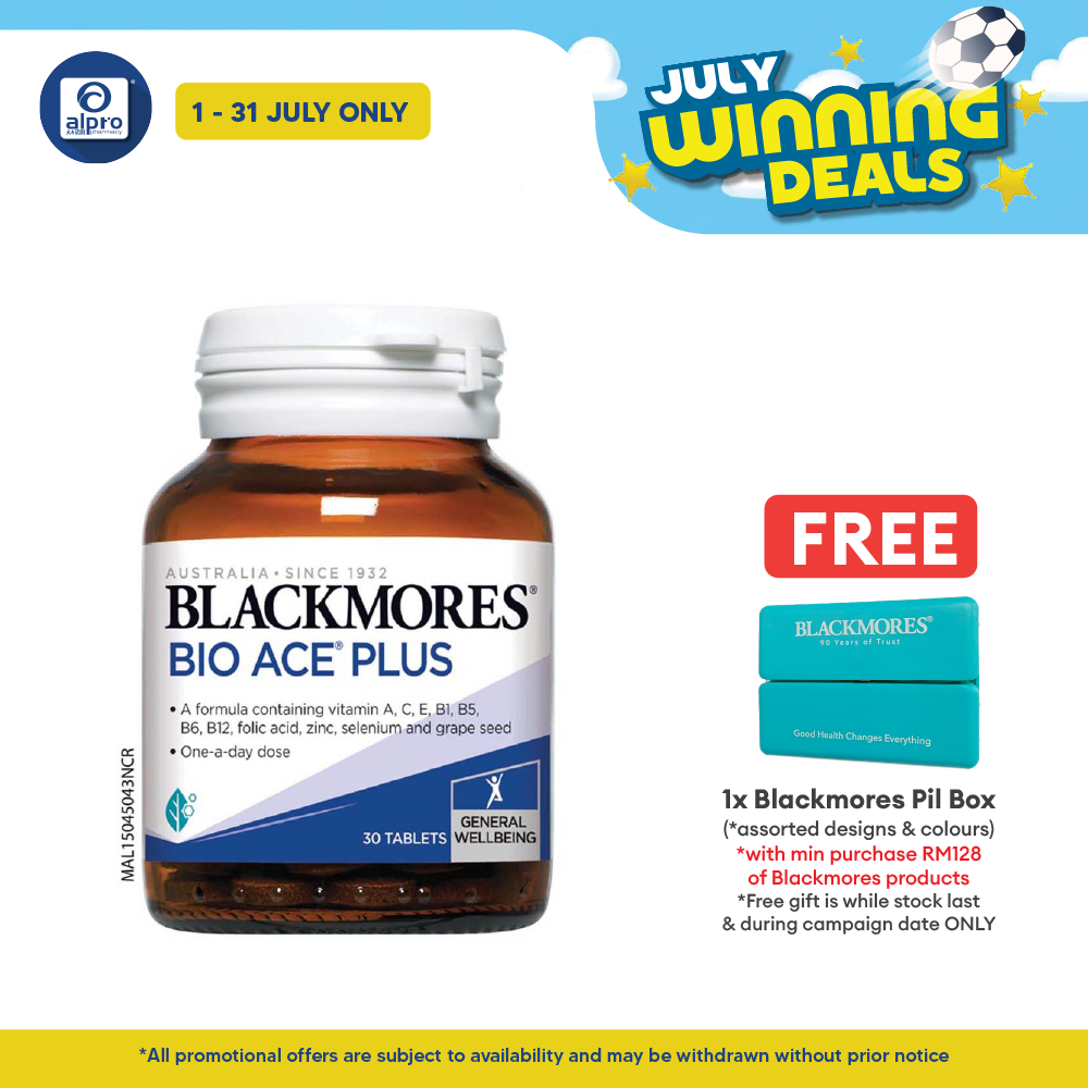 Blackmores Bio Ace Plus 30s | High Antioxidant - Alpro Pharmacy
