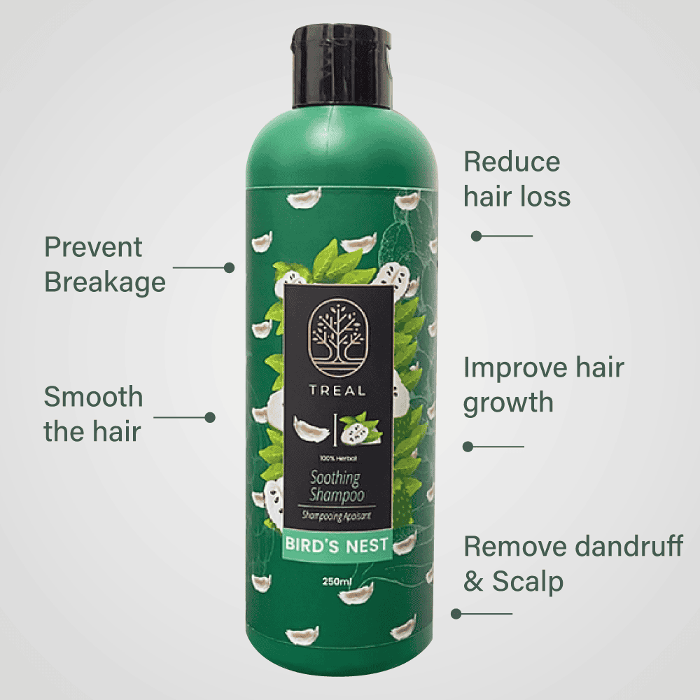 Vifify Soothing Shampoo Birds Nest 250ml Overcome Dandruff Scalp